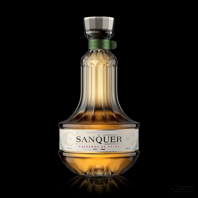 Sanquer Calvados Pear Calvados Packaging Design Concept by Oleg ...