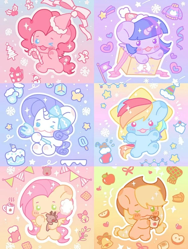 小马宝莉q版头像 - 小红书-花瓣网