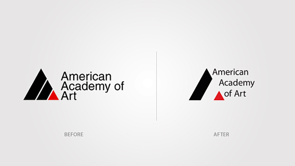 logo ∕ American Academy of Art Redesign by Juan Arreguin(50E26)