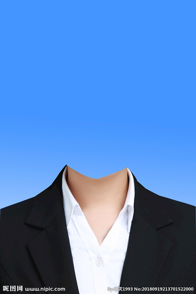 证件照衣服 女生