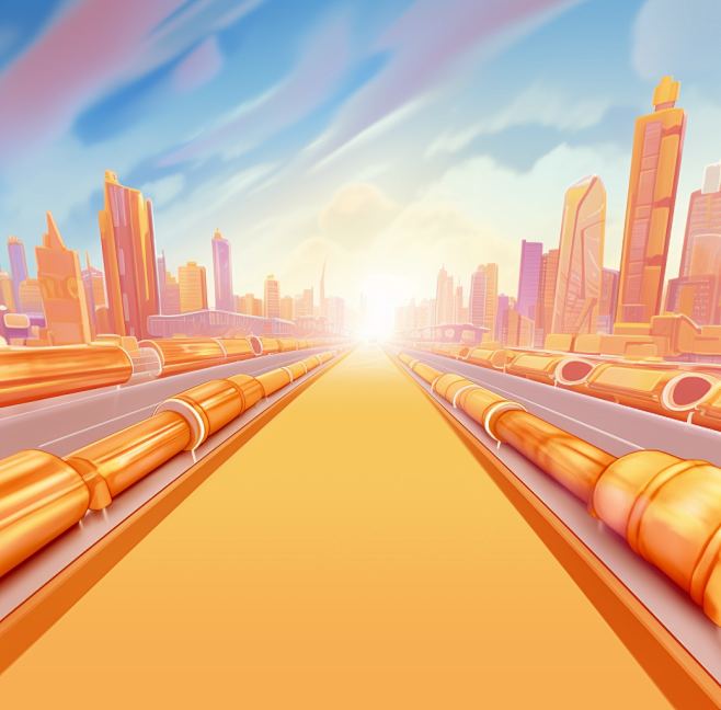 LS_an_animation_of_a_race_track_running_through_the_sky_in_the ...