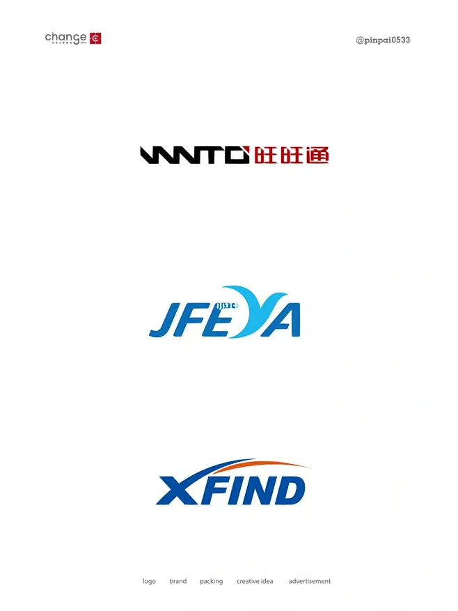 只发原创。英文logo设计案例分享-花瓣网