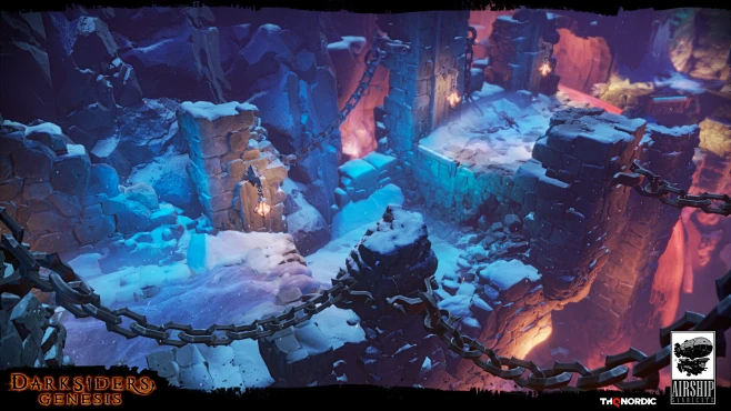 Icebind Cavern, John Stamos : For Icebind Cavern, I was responsible for ...