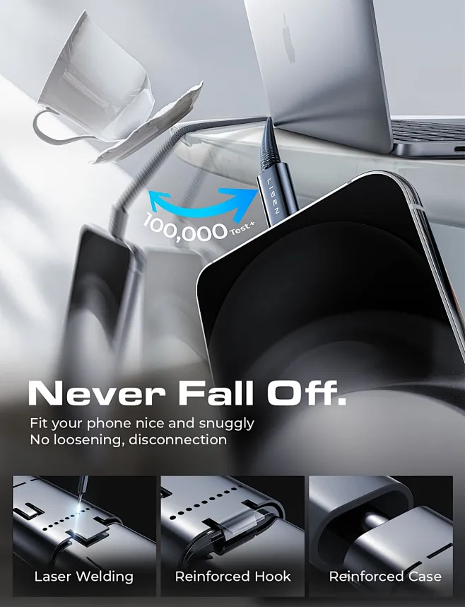 Amazon.com: 240W USB C to USB C Cable, USBC to USBC [6.6ft/2 Pack] Type ...