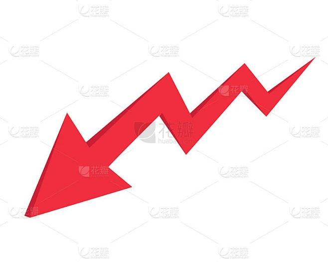 Red arrow素材-花瓣网