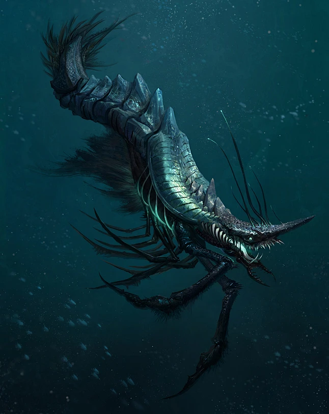 Alien sea creature by yefumm-花瓣网