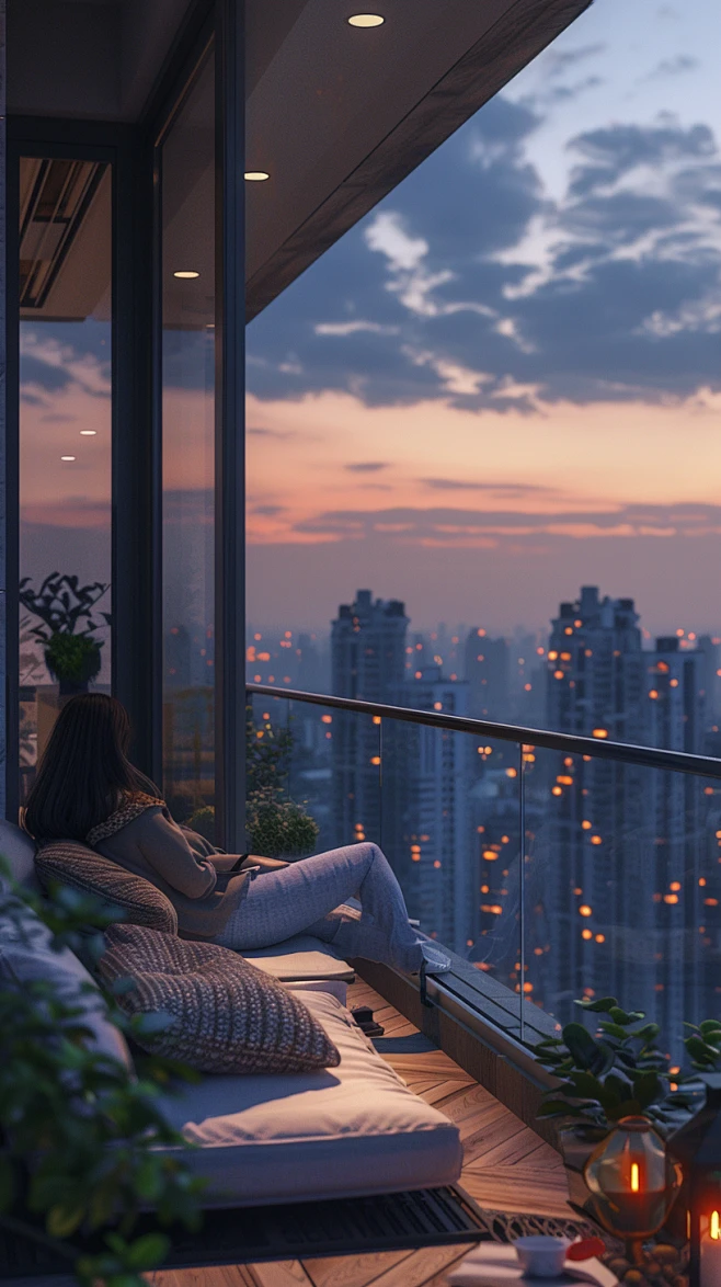 stacywheeler_Modern_simple_floor-to-ceiling_balcony_in_the_even ...