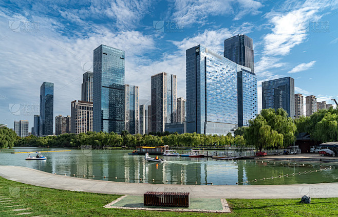 合肥现代建筑的天际线