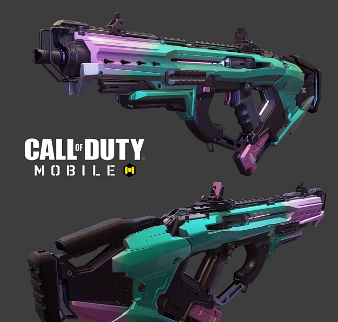 razorback皮肤枪, Dawnpu at Art vision studio : 给codm做得razorback 皮肤武器，克拉偷心贼-花瓣网