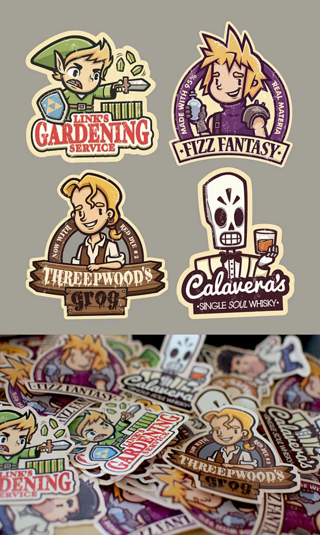 Gaming Stickers by ~cronobreaker on deviantART图片_插画·涂鸦图片素材-花瓣网