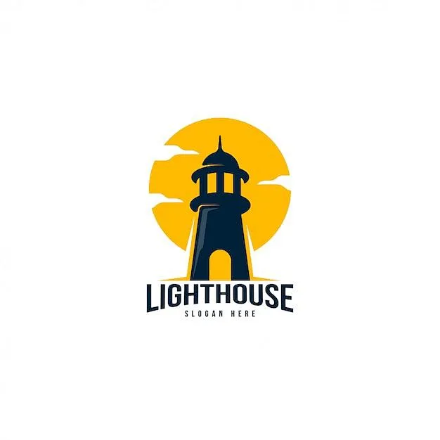 This contains an image of: Premium Vector | Lighthouse logo template图片 ...