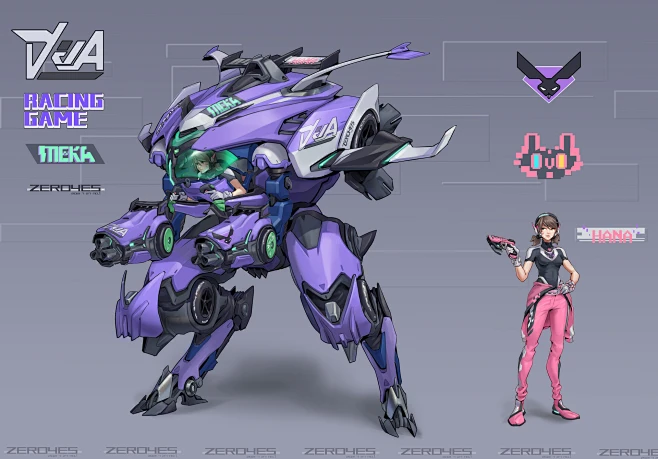 Dva Fan Art, 04e5 : Dva Fan Art by 04e5 on ArtStation.-花瓣网