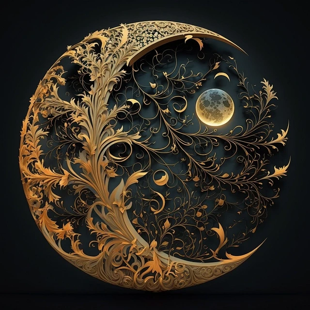 filigree moon-花瓣网