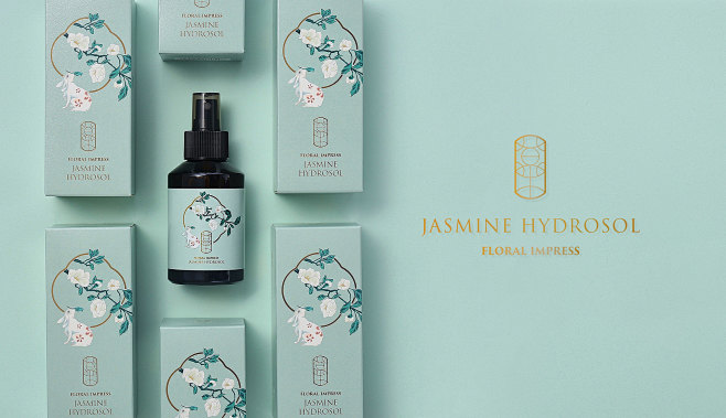Floral Impress Toner Packaging