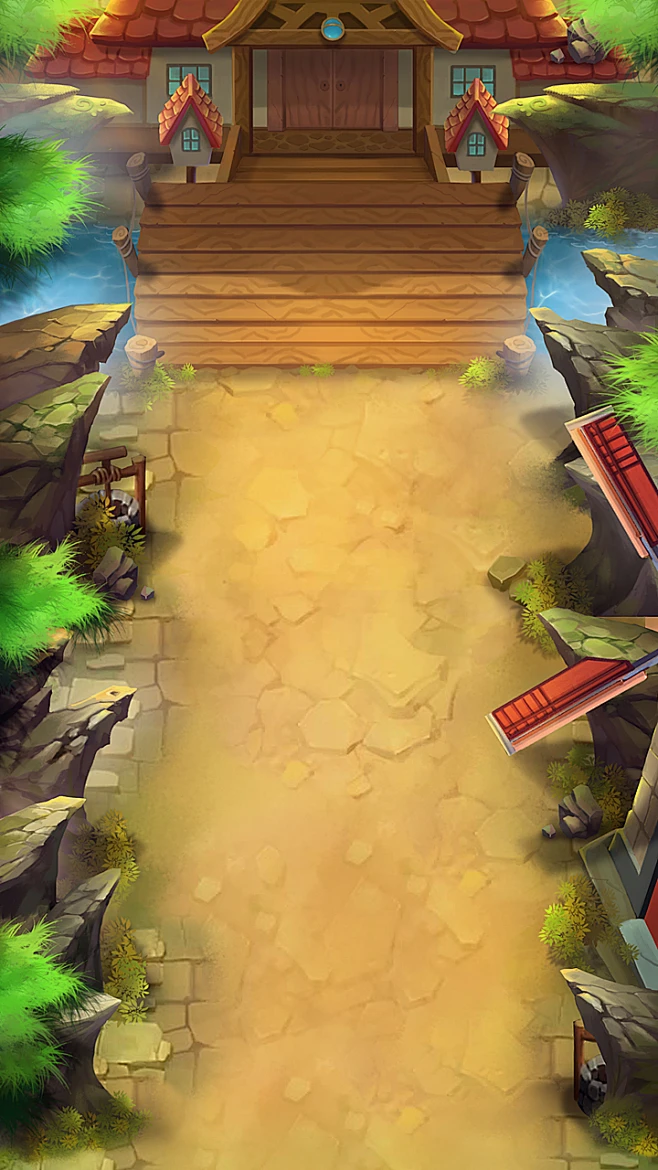 Q版场景UI界面横版场景等等-服务项目-微元素Element3ds - Powered by Discuz!-花瓣网