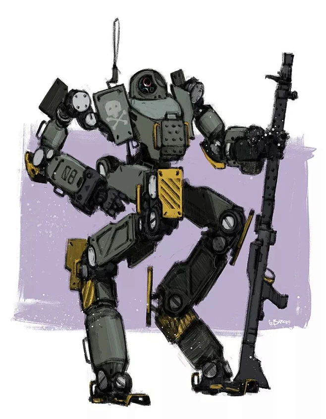 giorgio baroni机械与场景速写作品-花瓣网