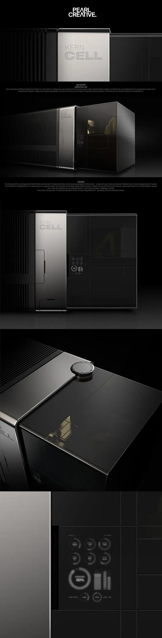 PEARL CREATIVE industrial design / UI for Kern Cell-花瓣网