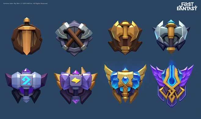 IGG FF Project, PENPEN GAO : 在FF项目端内设计的一些表情包和icon。特别感谢主美houru以及liam ...