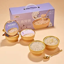 【胶気】0蔗糖椰香银耳燕麦味即食花胶108g/盒鱼胶孕妇滋补-tmall.com天猫-花瓣网