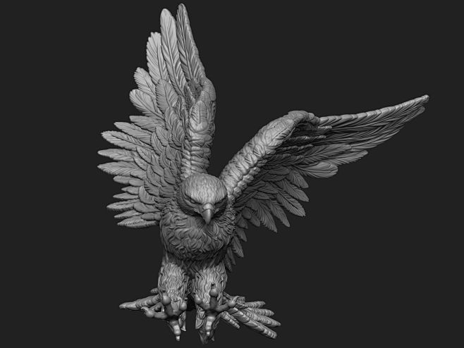 hawk-hunting-3d-model-obj-stl (1)