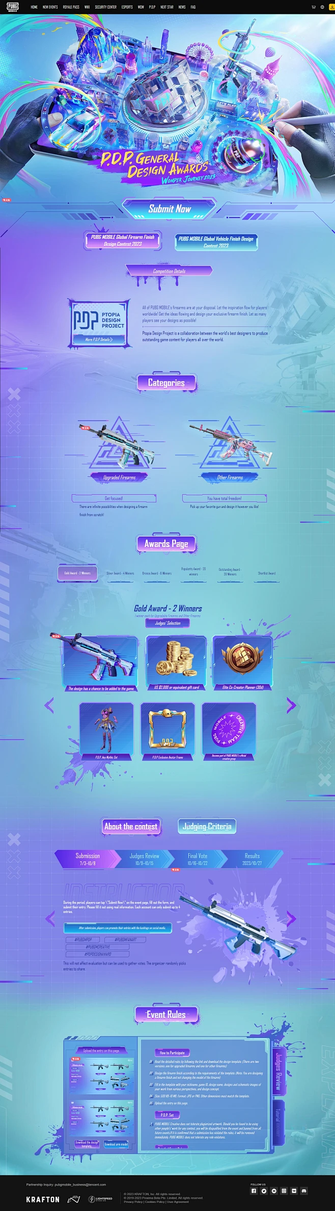 PUBG MOBILE Global Firearm Finish Design Contest 2023-花瓣网