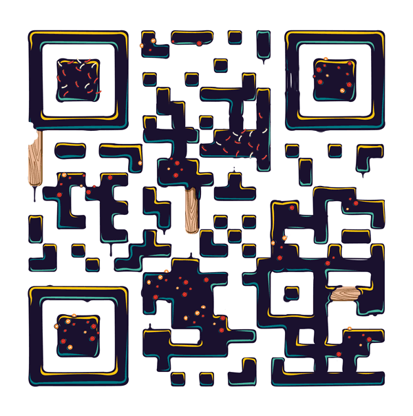 dark-ice-cream-qr-code #二维码# #创意# #动态#-花瓣网