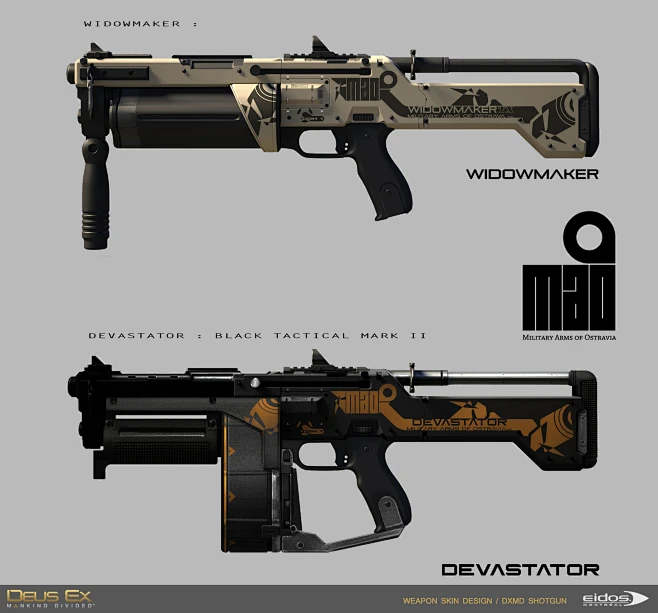 DXMD Weapon Concept design & Skin Graphic design, Martin Sabran "MSab ...