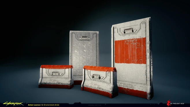 CYBERPUNK 2077 | Blockade set repaint, Anton Leonov : I was responsible ...