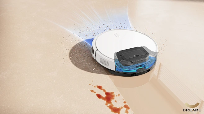 追觅DREAME-2023海外渲染合集-Robot Vacuums-扫地机 :: Behance-花瓣网