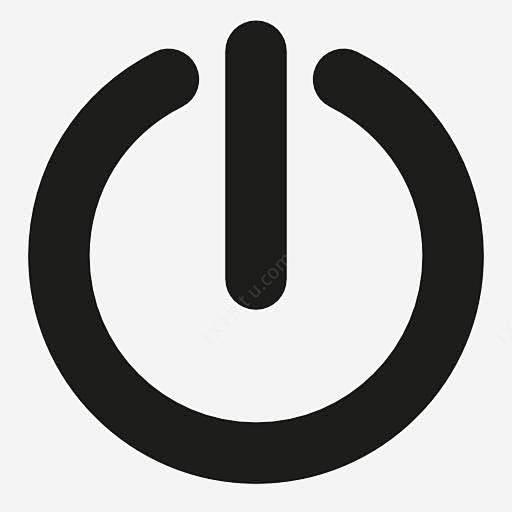 电脑power键图标png免抠素材_新图网 https://ixintu.com 关机 开机