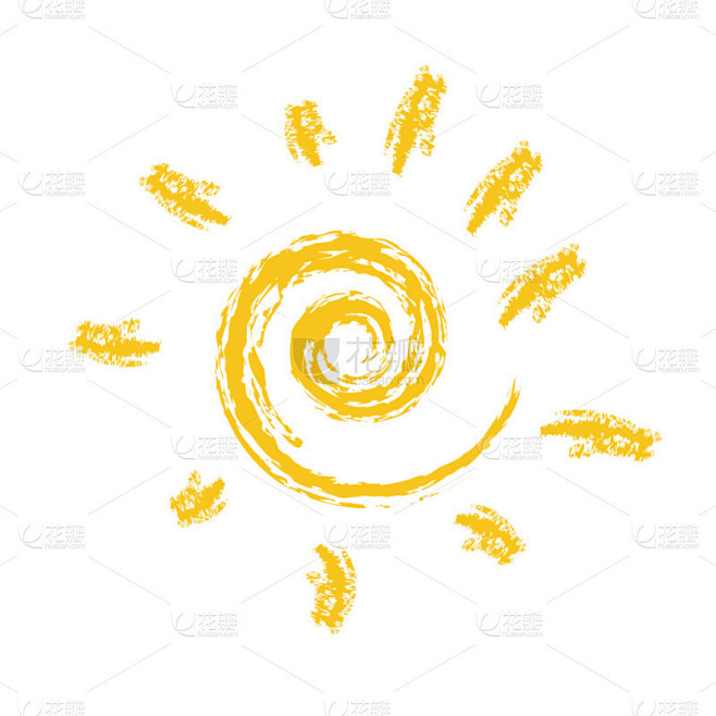 Sun Icon矢量图解