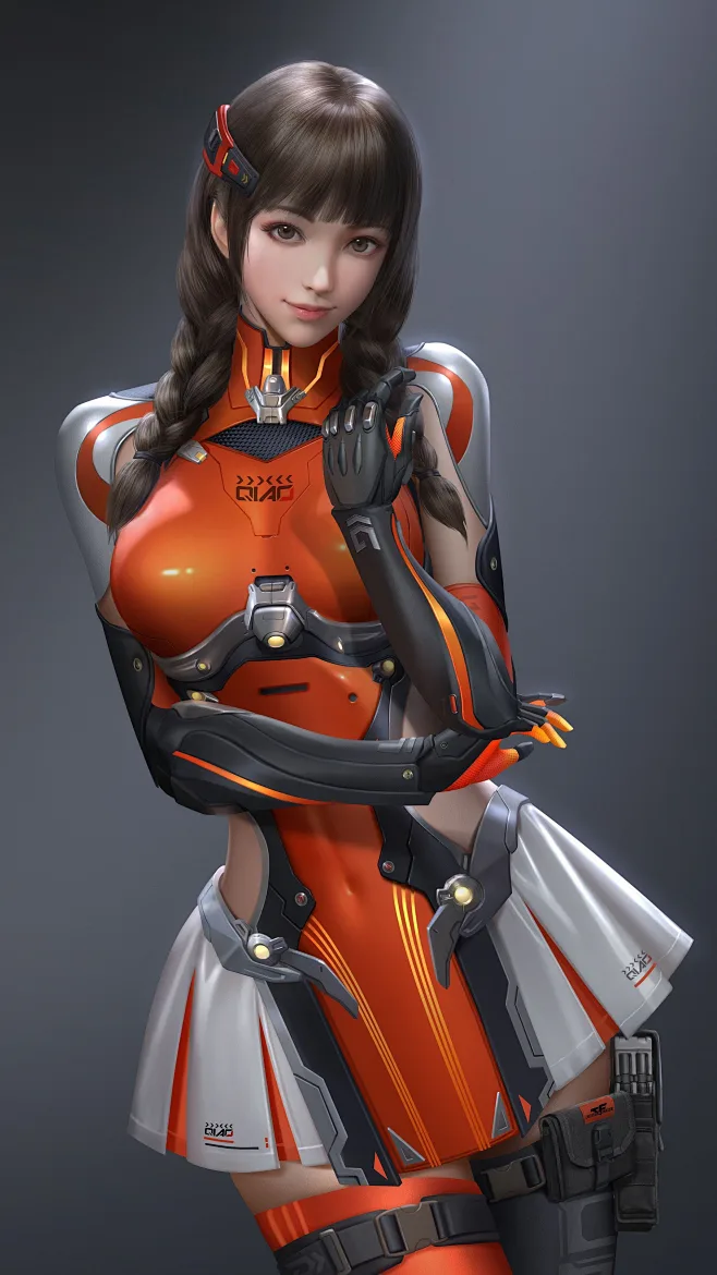 cf立绘-原创2D角色-微元素 - Element3ds.com!-花瓣网