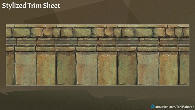 Stylized Trim Sheets图片_手绘贴图参考图片素材-花瓣网