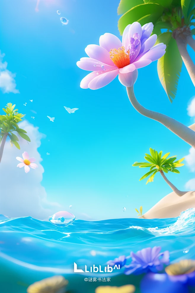 梦幻3D场景-LoRA-BOE-LiblibAI-花瓣网