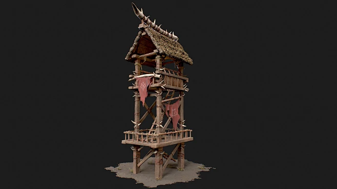 Tropical Orc Island - buildings-花瓣网