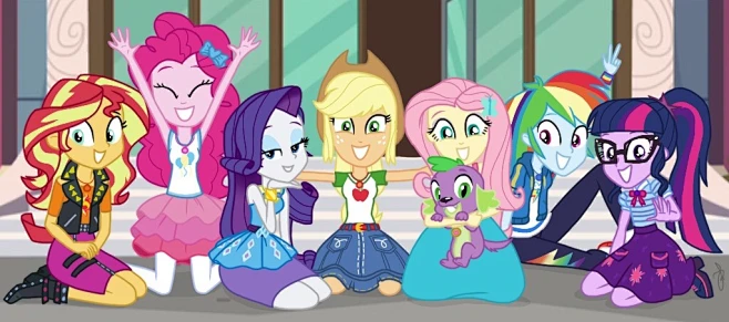 EQG Series - Best Friends Forever by ilaria122 on DeviantArt-花瓣网