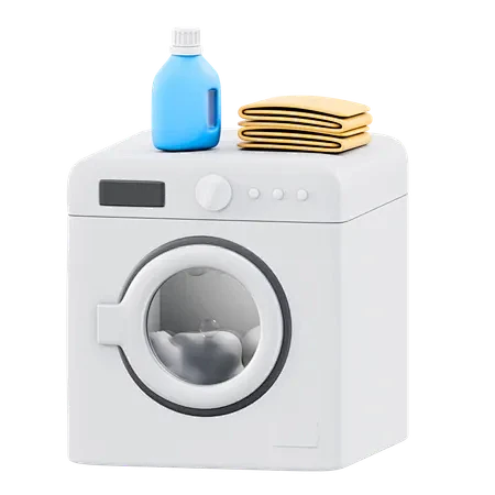 Washing Machine 3D Icon