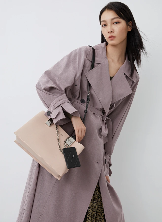 CHARLES＆KEITH2020秋季新品CK2-50671160女士简约通勤手提单肩包-tmall.com天猫-花瓣网