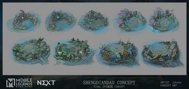 Mobile Legends: Bang Bang map art design-花瓣网