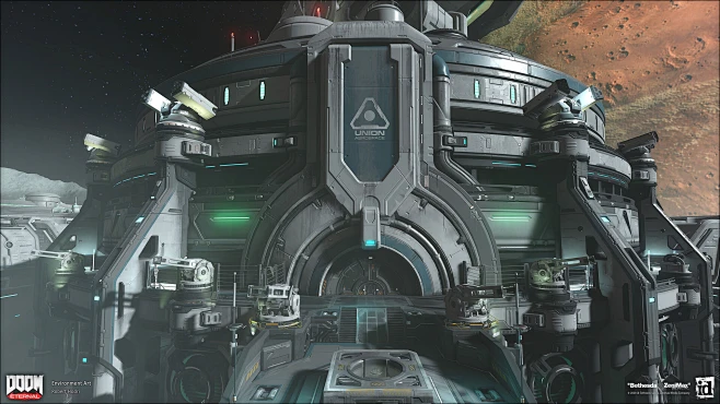 Doom: Eternal, Robert Hodri : Weapon (BFG10k) and Environment Art work ...