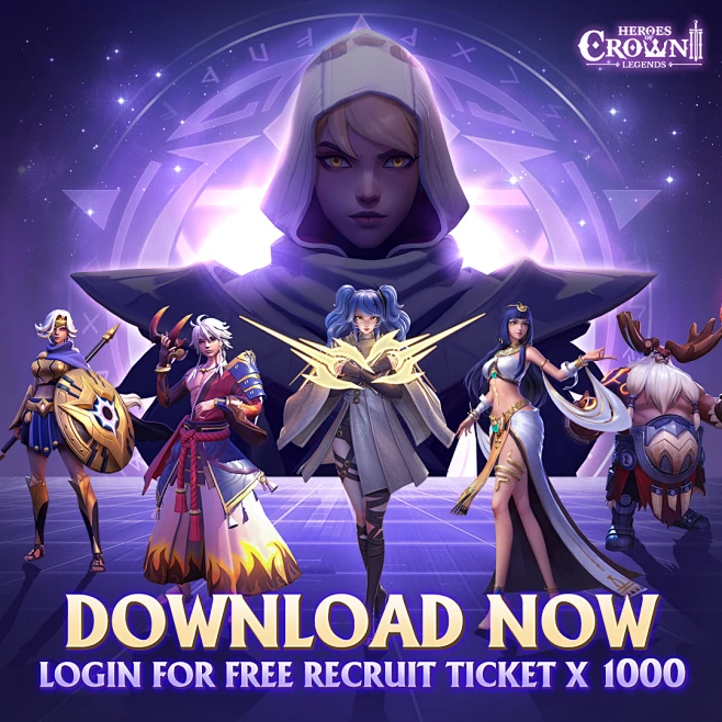 Heroes of Crown: Legends - 素材搜索 - AppGrowing Global - YouCloud-花瓣网