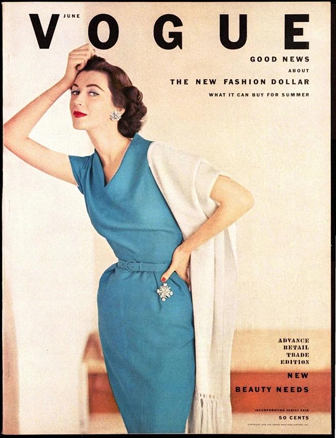#大片收藏# VOGUE 1952 -花瓣网