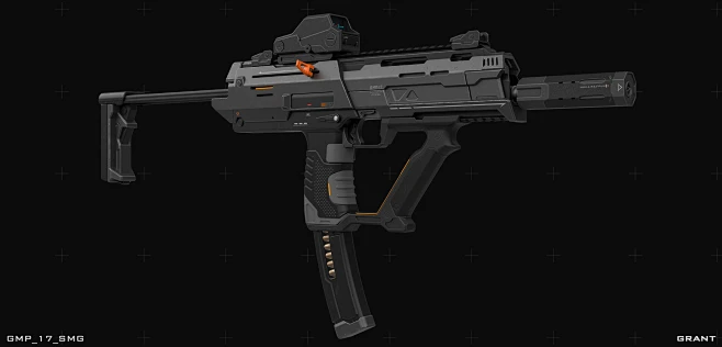 GMP_17(SMG） Submachine gun-花瓣网