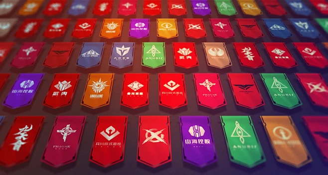 《王牌战士》财团LOGO设计集-TGideas-腾讯互动娱乐创意设计团队-花瓣网