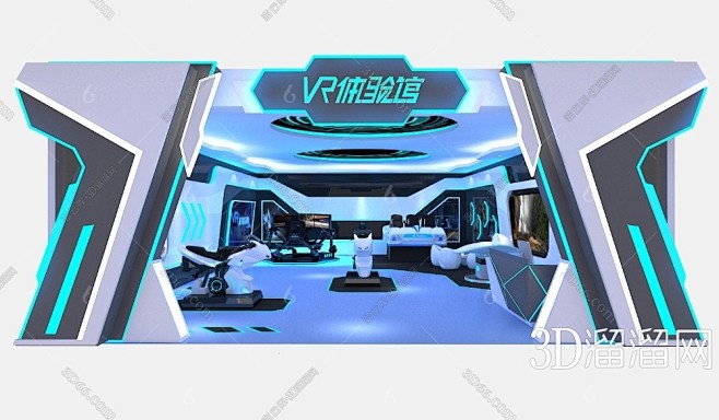 【现代VR体验馆3D模型】-3D现代VR体验馆3d模型下载-溜溜IDDCH29463718770-免费3Dmax模型库_3d溜溜网