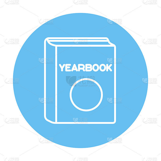 Yearbook line icon