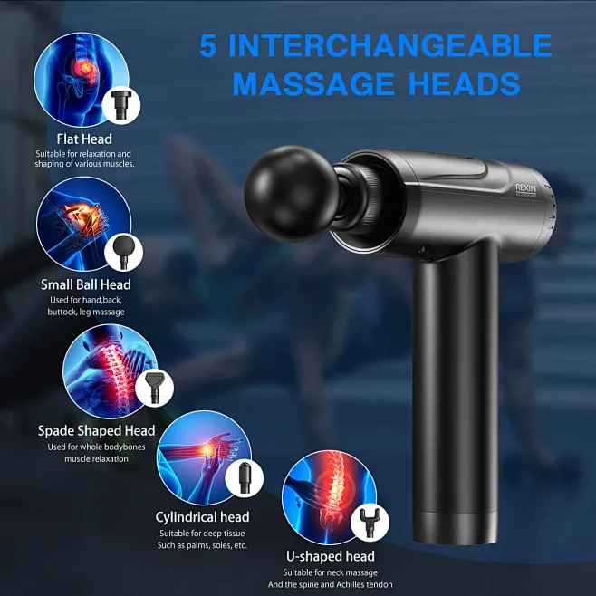 Amazon.com: Massage Gun Deep Tissue,Massage Gun for Athletes, Muscle ...
