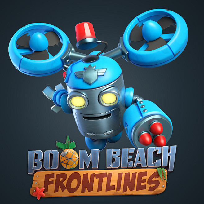 Boom Beach Frontlines - Jet Pack Grunt