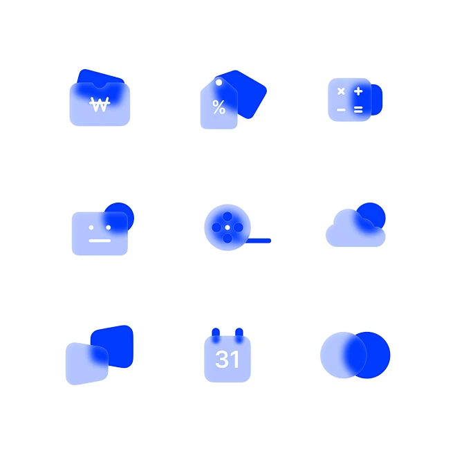 Figma glassmorphism Icon Icondesign neumorphism ux/ui graphic design UI ...