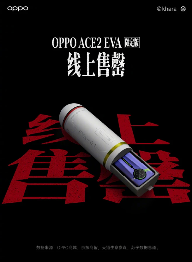 OPPO EVA限定版系列新品开售，目前Ace2 EVA限定版线上已售罄，感谢大家的喜爱和认可。#OPPO联名EVA# -花瓣网